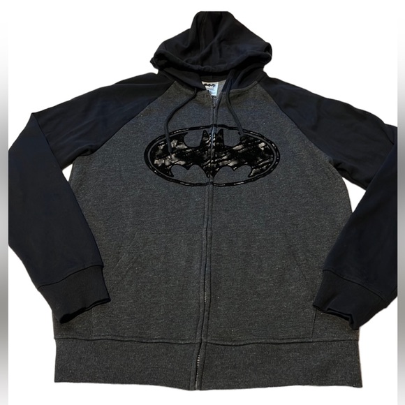 Batman | Tops | Batman Zip Up Hoodie Sweatshirt | Poshmark